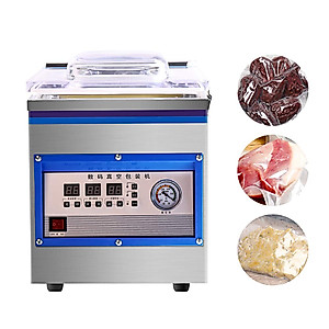 Vacuum Sealer Food Saver Vacuum Sealer Machine 360W Commercial Vacuum Sealer Automatic Digital Vacuum Packing Sealing Machin for Kitchen Food Preservation