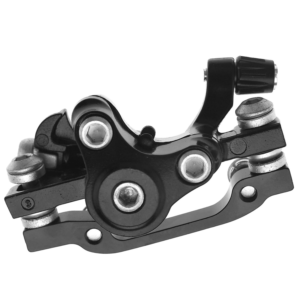 Auto-plaza Mechanical Disc Brake MTB Bike Cycling Bicycle Caliper Black (Front 160mm)