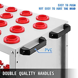 Vevor Tool Cart 40 Taper Tool Holder CNC Tool Cart 36 Capacity CAT40 BT40 Service Carts with Wheels Heavy Duty (BT40 36 Capacity) : Tools & Home Improvement