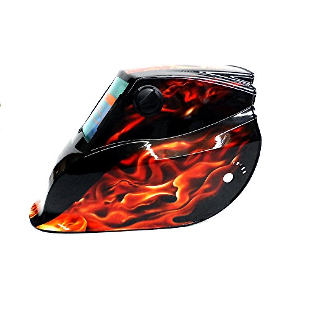 Auto Darkening Solar Welding Mask Professional Welder Helmet (Skull With Flames)