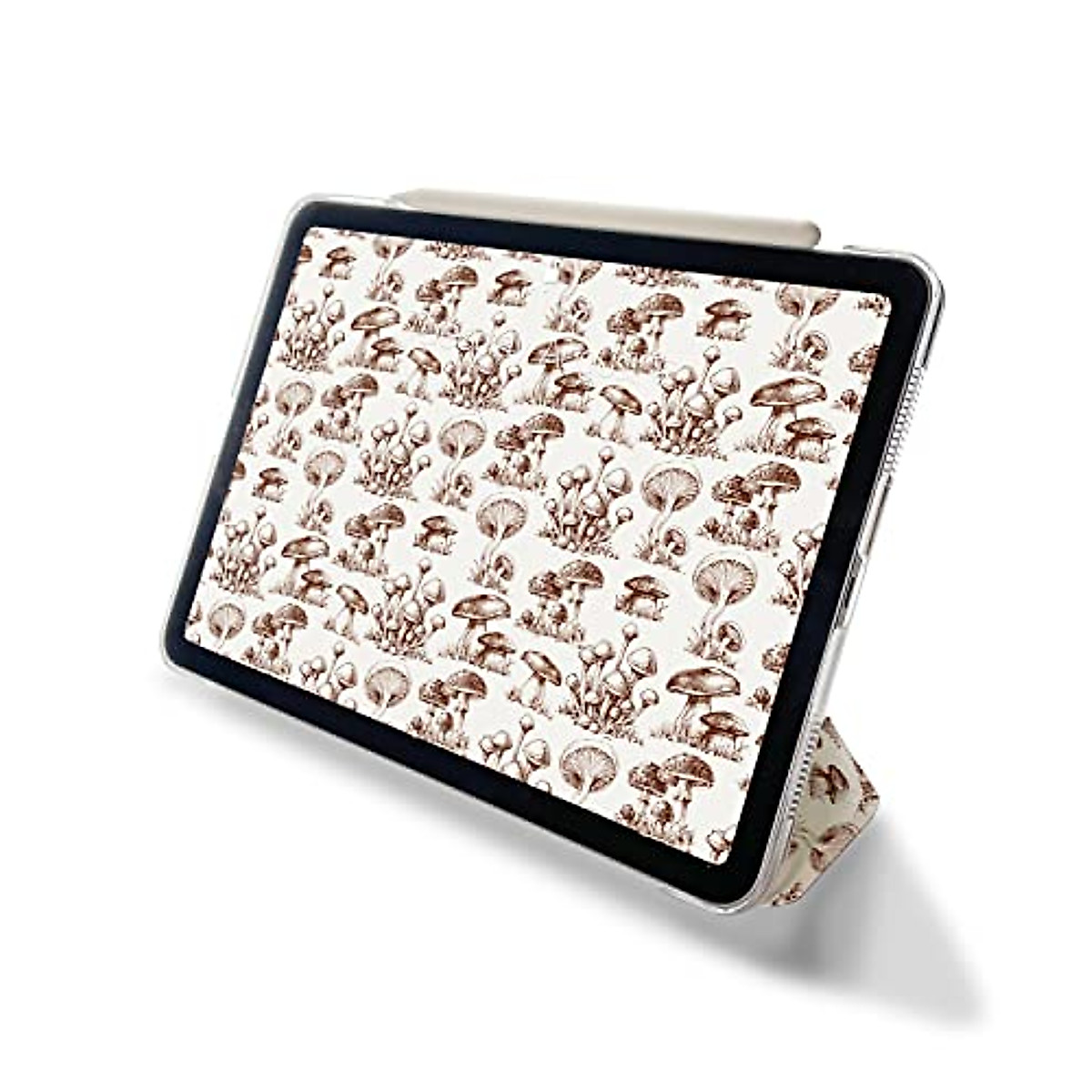 Cute Mushroom Toadstool Pattern Case Compatible with All Generations iPad Air Pro Mini 5 6 11 inch 12.9 10.9 10.2 9.7 7.9 Plastic Fabric Cover Slim Smart Stand SN496 (8.3" Mini 6th gen)