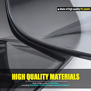 TAZGANTAX Motorcycle Windscreen Windshield Wind Deflector Protector Wind Screen compatible with Piaggio Ves-pa GT200 GTS250 GTS300 2018 2019 2021 2022 All year (Clear)