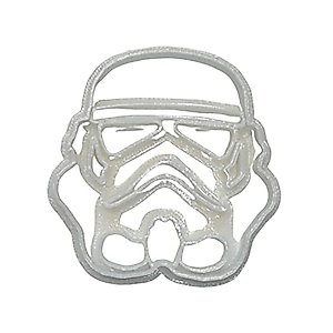 STORM TROOPER HELMET STAR WARS THEMED COOKIE CUTTER MADE IN USA PR545