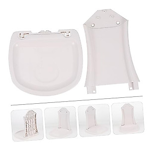Cabilock 1pc Water Tray Household Dispenser Tray Soap Dispenser Drip Catcher Dispenser Stand Shower Containers Drip Tray Wall Foam Soap Dispenser Plastic Drip Tray White Dripper Automatic