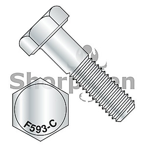 Shorpioen 50-Pack 1/4-20 x 1 1/4 Hex Cap Screw 18-8 Stainless Steel BC-1420CH188