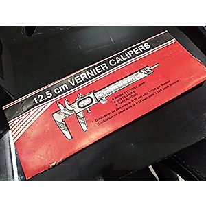 Quality Non Digital Vernier Caliper- Professional Metric -Imperial Measuring System Tools for Inside, Outside, Depth & Step Measurements (Stainless Steel Body)