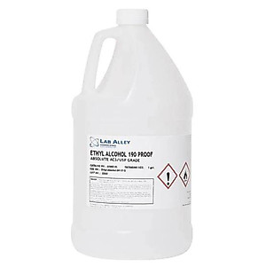 Ethanol 190 Proof (95%) Non-Denatured Alcohol, USP/FCC Food Grade, Kosher-1 GAL(Sold as 4 Quart)