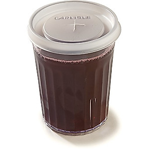 Carlisle FoodService Products Plastic Bistro Tumbler, 10 Ounces, Clear