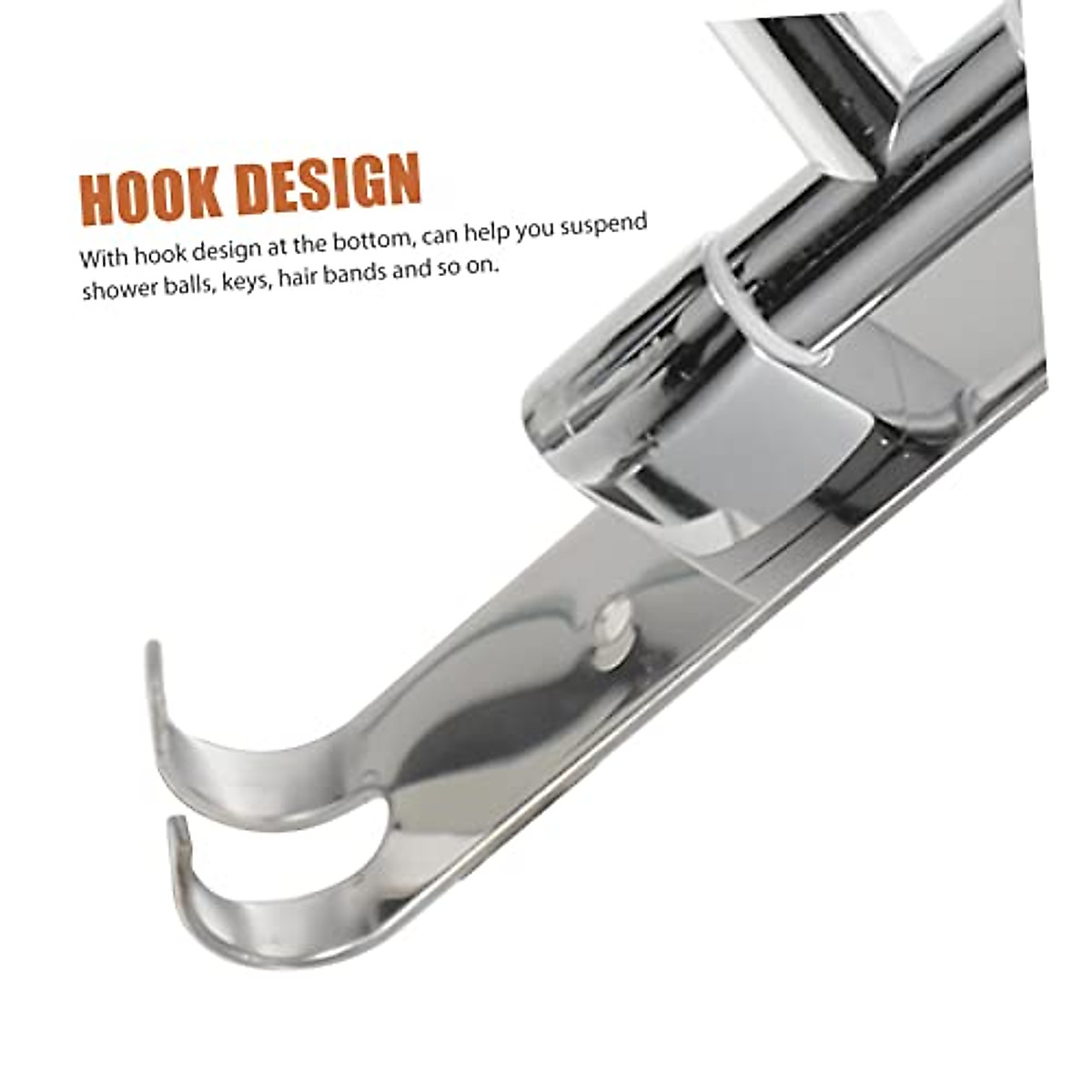 Cabilock 4pcs Rotating Towel Rail Hook Hanger Wall Mounted Clothing Rack Metal Coat Hanger Shower Mat Rod Rotation Towel Hanger Bathroom Metal Towel Bar Swivel Towel Bar Swivel Towel Rack