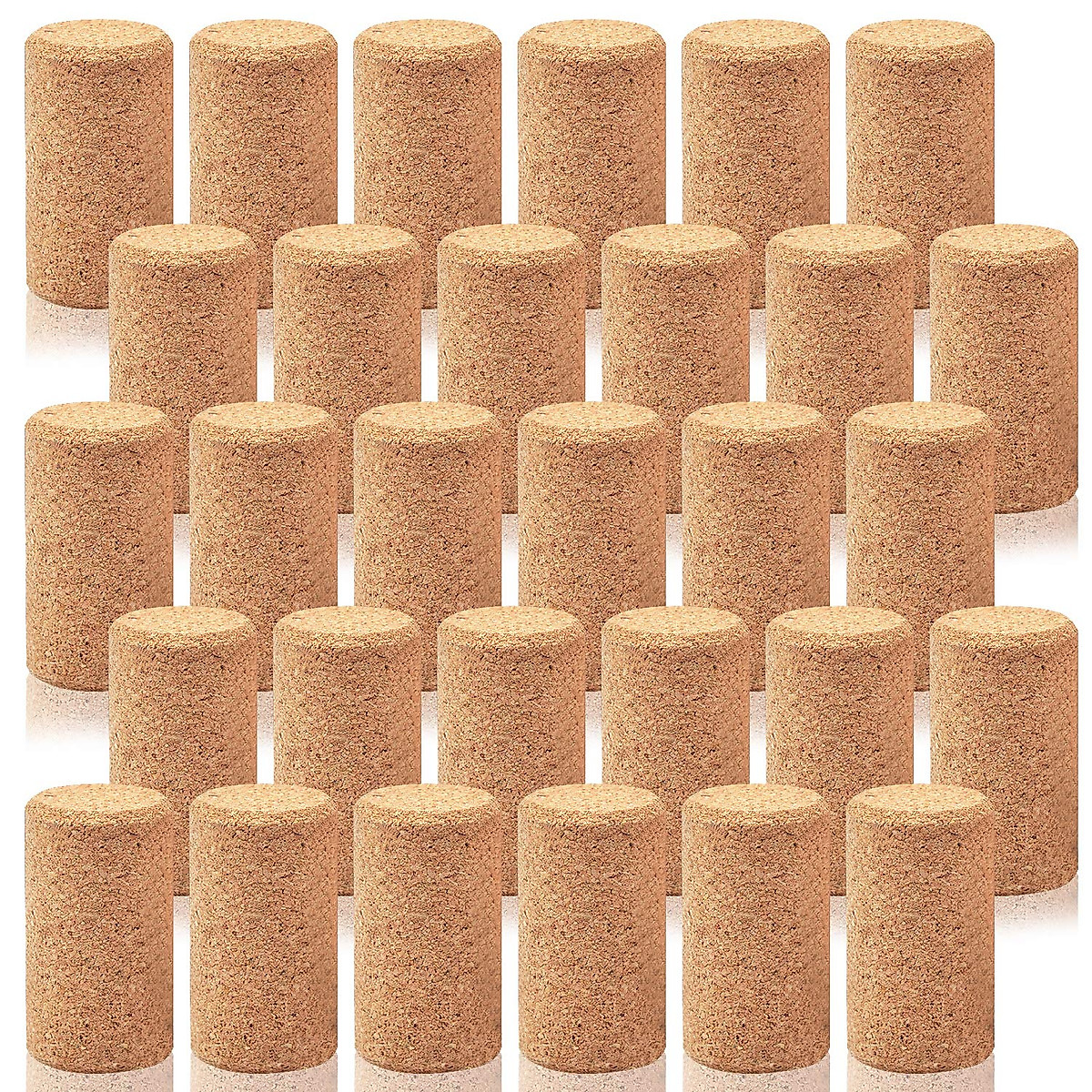 Lainrrew 30 Pcs Tapered Cork Plugs, Wooden Wine Bottle Cork Stoppers Wine Corks for Wine Beer Bottles(0.9 x 1.73")