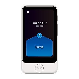 Pocketalk Plus Real Time Two-Way Voice & Camera 82 Language Translator- Extra Large Screen, Longer Battery Life & HIPAA Compliant
