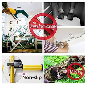 Rope Ladder Fire Escape - Homes Flame Resistant Emergency Fire Safety Evacuation Ladder with Hook Carabins, Bearing Weight 420kg (Size : 10m/32ft)