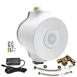 PROZRTED Smart Instant Hot Water Recirculating System Pump 3 speed with Bulit-in Thermostat HBS24-12 15 inch Hose