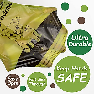 Greener Walker Poop Bags for Dog Waste-540 Bags,Extra Thick Strong 100% Leak Proof Dog Waste Bags (Green)