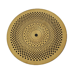 Arborea Low Volume Crash Cymbal 16 Inches Practice Silent Cymbal Golden Quiet Crash Drum Cymbal For Drum Set