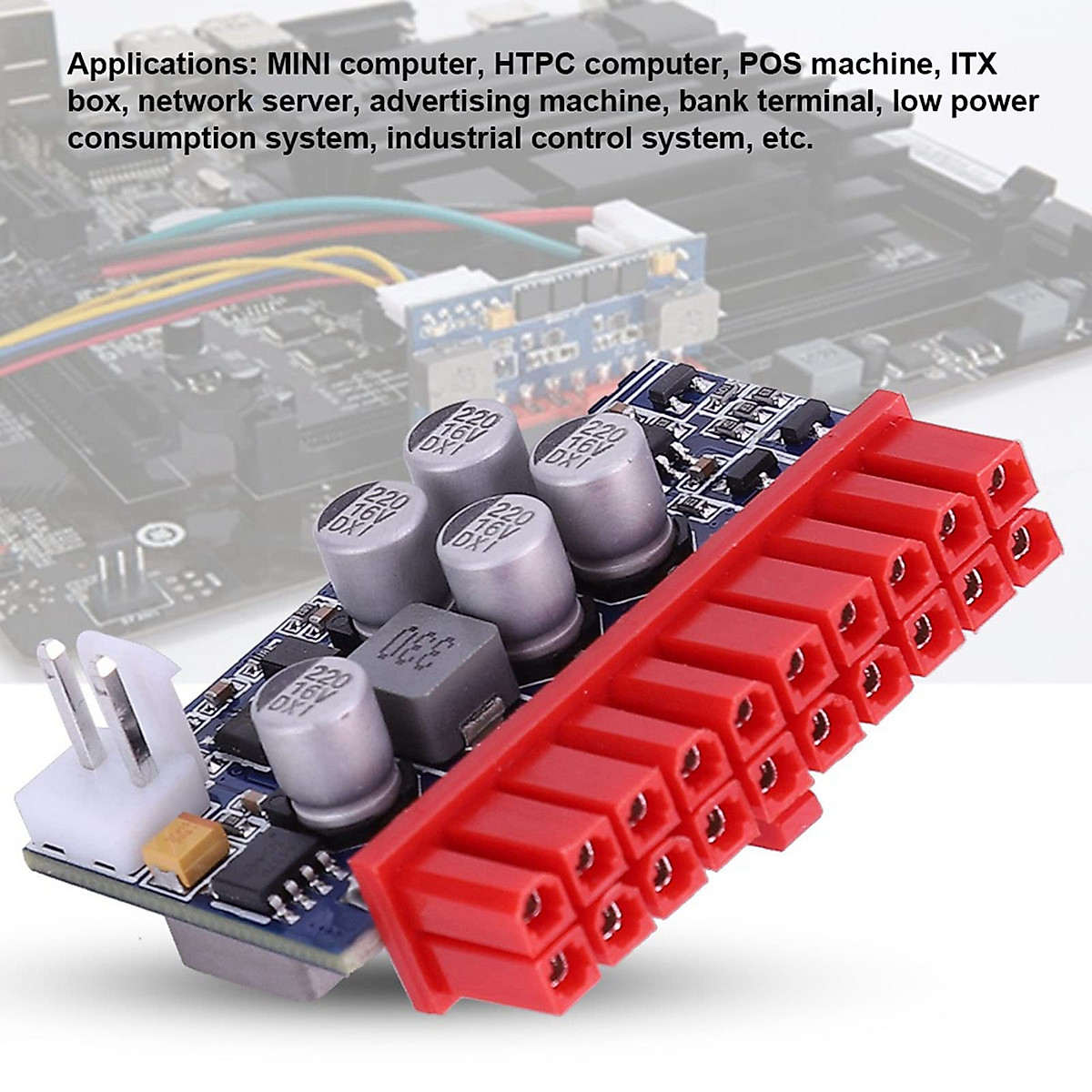 ASHATA 12V ATX Power Supply,90W DC-ATX Power Supply DC Input 20 Pin Power Module for Mini & HTPC Computer POS Machine