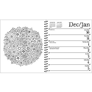 Johanna Basford 2020 Weekly Coloring Planner Calendar