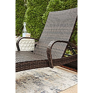 Signature Design by Ashley Kantana Chaise Lounge Set of 2, Brown