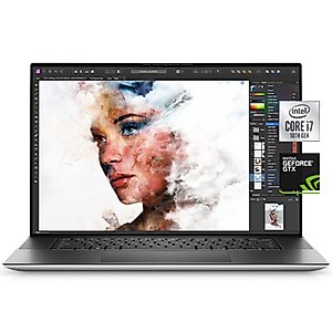 New Dell XPS 17 9700 Laptop, 17" FHD+ InfinityEdge Display, Intel i7-10750H, GeForce GTX 1650Ti, 32GB RAM, 512GB SSD, IR Camera, Backlit Keyboard, Fingerprint Reader, Wi-Fi 6, Thunderbolt, Win 10 Home
