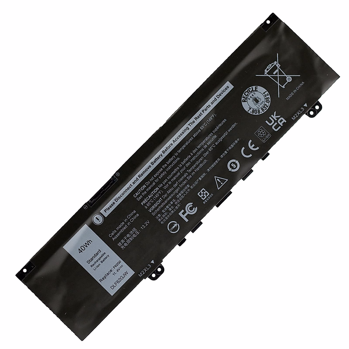 GZRKF F62G0 39DY5 Laptop Battery for Dell 13 7373 7370 7000 7386 2-in-1 7380 5370 P83G P87G P91G P91G001 P83G001/2 P87G001 Series RPJC3 0RPJC3 F62GO 039DY5 39DY5 CHA01 Vostro 13 5370