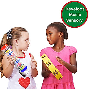 Rainmaker Baby Toys for 6 to 12 Months - 𝐄𝐚𝐬𝐭𝐞𝐫 𝐁𝐚𝐬𝐤𝐞𝐭 𝐒𝐭𝐮𝐟𝐟𝐞𝐫𝐬 𝐟𝐨𝐫 𝐊𝐢𝐝𝐬 & Toddlers for Sensory & Hand-Eye Coordination with Giftable Box - Rain Stick Musical Instrument