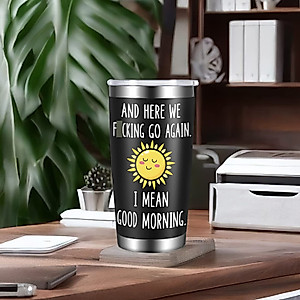 Fairy's Gift Best Friend Tumbler, Funny Tumblers for Women Men - Mothers Day, Birthday Gifts for Friends Coworker - Sarcastic Swear Word Gifts for Office Women Her Him Boss - Insulated Coffee Cup