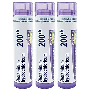 Boiron Histaminum Hydrochloricum 200ck Homeopathic Medicine for Allergies - 80 Count (Pack of 3) , Total - 240 Pallets
