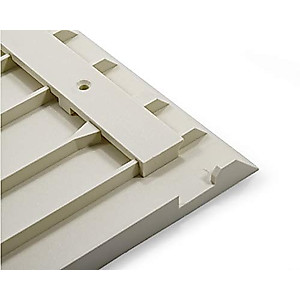 Camco Knife Safe - Securely Mounts on Wood or Metal Surfaces, Holds 7 Cooking and Carving Knives, Organize and Store Knives While Creating Space - (9" x 11") Beige (43583)