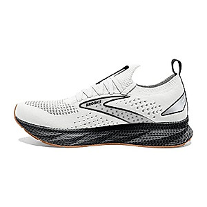 Brooks Men’s Levitate Stealthfit 6 Neutral Running Shoe - White/Black - 11 Medium