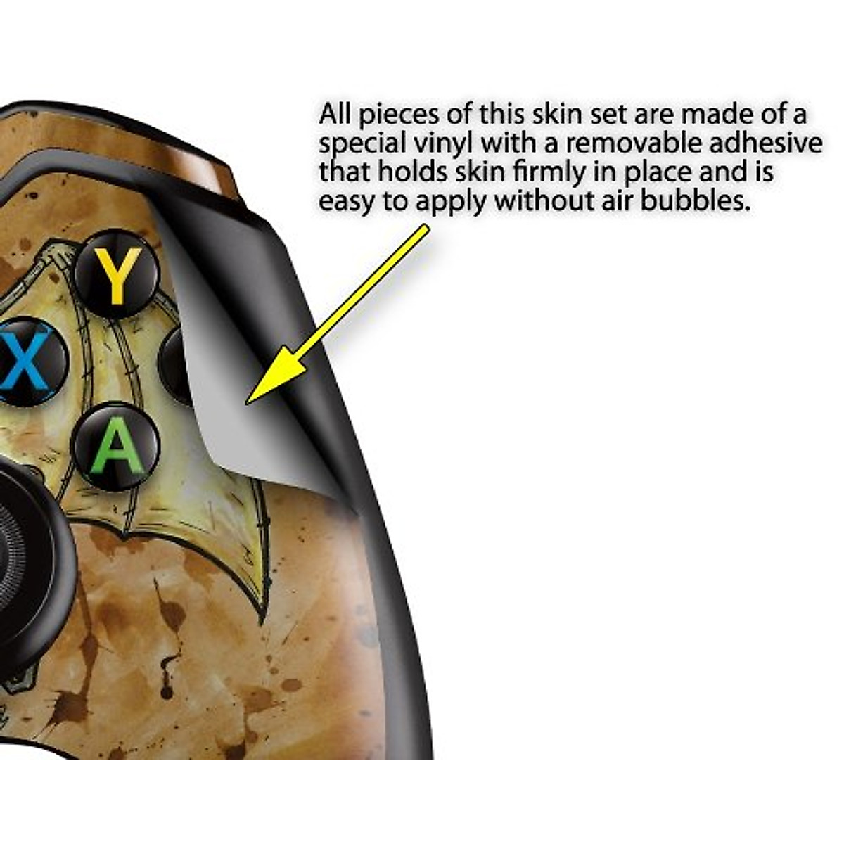 WraptorSkinz Decal Style Vinyl Skin Wrap compatible with XBOX One Original Wireless Controller Airship Pirate