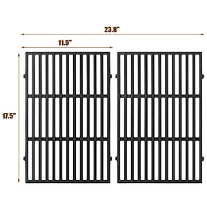 7638 65906 7525 7526 Grill Parts for Weber Spirit E-310 II E-310 Spirit S-310 Spirit 300 Series Grates, Spirit 700 Grill Grates Replacement Weber Genesis Gold B/C Parts, Genesis Silver B/C Grates
