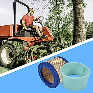 HIFROM 140-2379 Air Filter Element Cleaner Compatible with Cummins Onan Emerald 6500 6300 5000 4000 BGE NHE BGD NHD 1403280