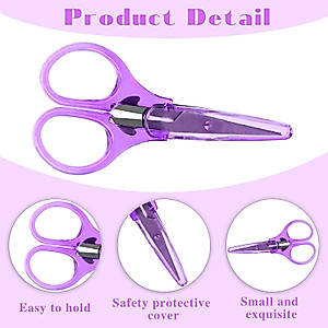 2Pcs Small Scissors All Purpose Craft Scissors Stainless Steel Mini Detail Craft Scissors Precision Straight Fine Tips Design for Paper Cutting,Scrapbooking