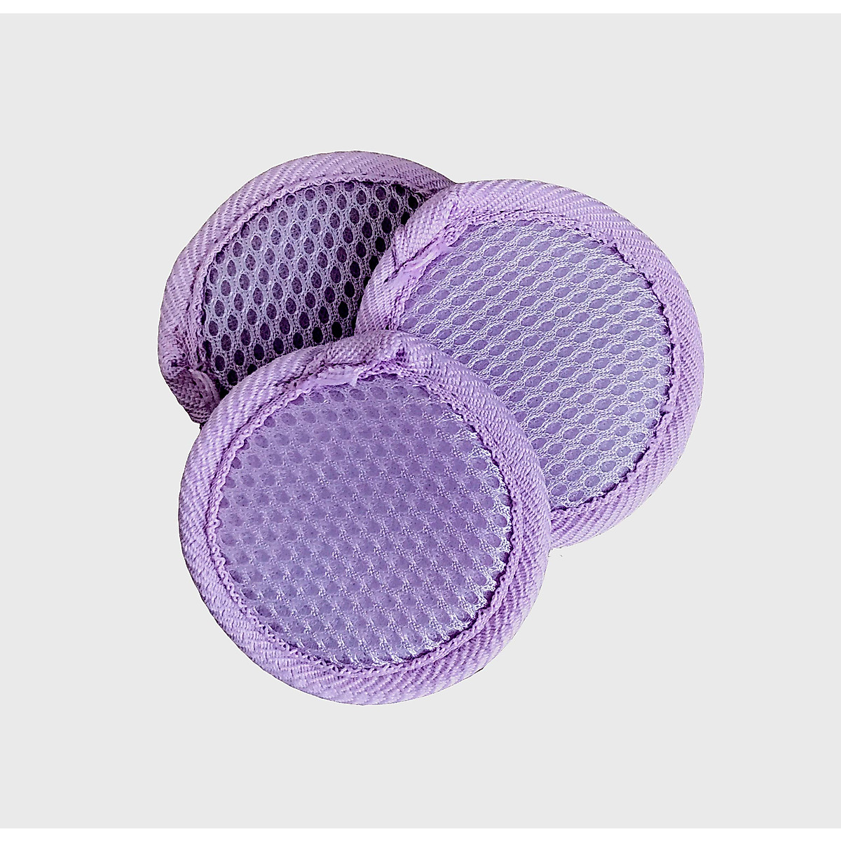 Microfiber Facial Scrubbers Reusable Makeup Remover Pads - Washable Reusable Cotton Pads - Cloth Cotton Rounds Acne Control Reusable Face Scrubber Pad For Cleansing & Face Exfoliator Pad (3 Per Pack)