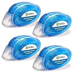 AdTech 5603 Permanent Crafter's Tape, 0.31" x 315", Pack of 4