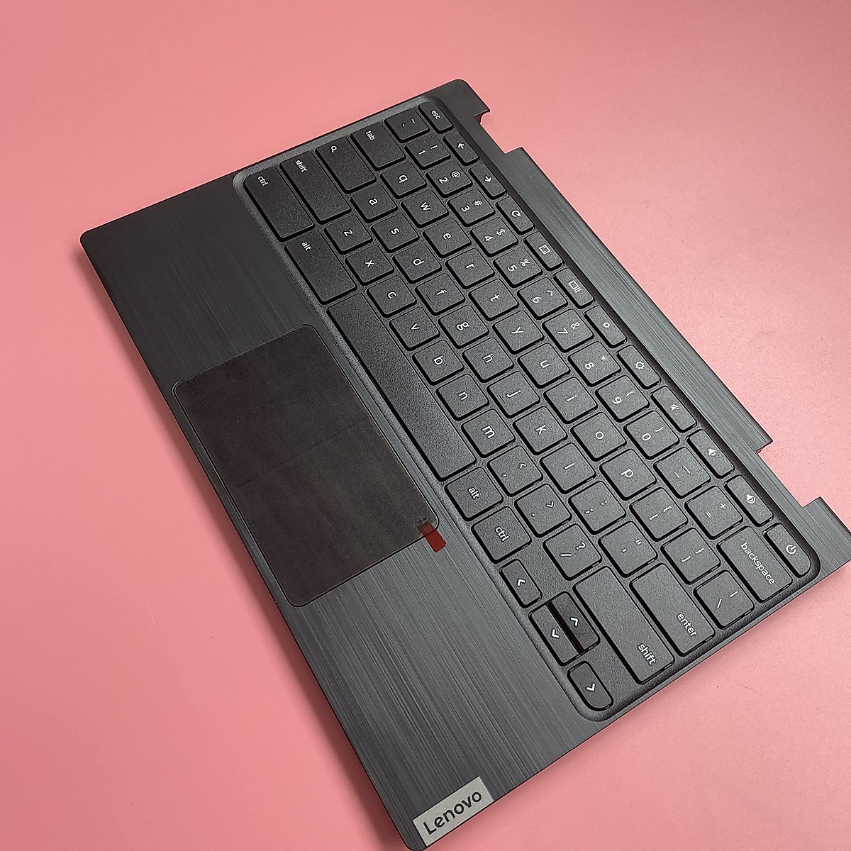 F-HONG ELECTRONIC CO LIMITED New Genuine Replacement for Lenovo Chromebook 100E 2nd Gen MTK Laptop Upper Case Palmrest Keyboard Touchpad Assembly Part 5CB0U26489 5CB0X55485, Black, 11.6 inch