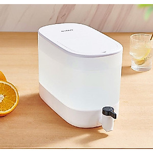 JADERY Plastic Drink Dispenser with Spigot, 1 Gallon Beverage Dispenser Cold Drink Container for Iced Tea