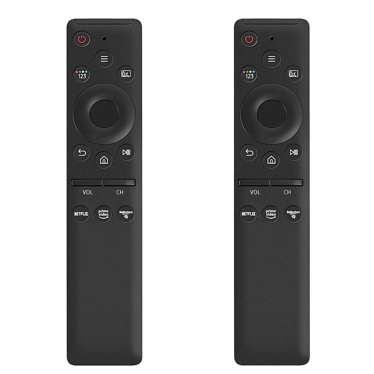 Joelrise Universal Remote Control for All Samsung TVs - Compatible with Samsung Frame Crystal UHD Neo QLED OLED 4K 8K Smart TVs, Featuring Netflix, Prime Video, and Rakuten (2pcs)