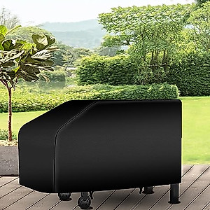 vchin Griddle Cover for Blackstone 28", 600D Heavy Duty Waterproof Polyester Cover for Blackstone 28 Inch Griddle Cooking Station, Black