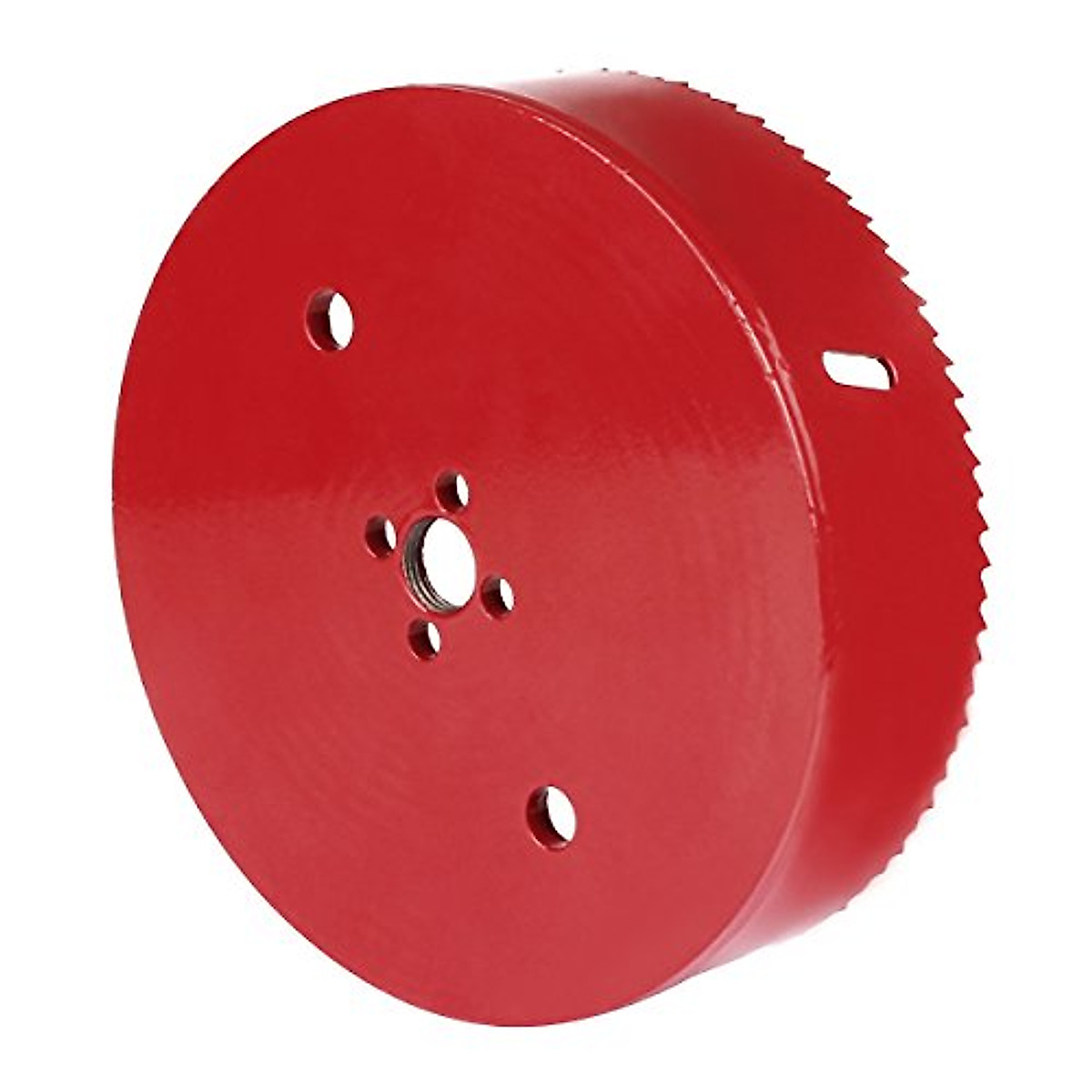 Precision 6" BI-Metal Hole Saw for Cornhole Game, Abuff 38mm Depth HSS Hole Cutter with 1/2" Hex Shank Arbor for Easily Drilling Cornhole Board, Plastic, Wood, Fiberboard, Soft Metal