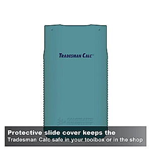 Calculated Industries 4400 TradesmanCalc Technical Trades Dimensional Trigonometry and Geometry Math and Conversion Calculator Tool for Tech Students, Welders, Metal Fabricators, Engineers, Draftsmen