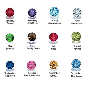 10K gold Black Hills Mothers Birthstone Ring Customizable with 1,2,3,4,5 or 6 Genuine 2.5MM Birthstones