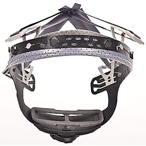 MSA 10148706 Fas-Trac III Replacement Suspension - 4-Point Attachment, Size: Small, V-Gard Helmet Accessory, Cap-Style Hard Hat Suspension, Adjustable Component, Replaceable & Durable Gear,BLACK