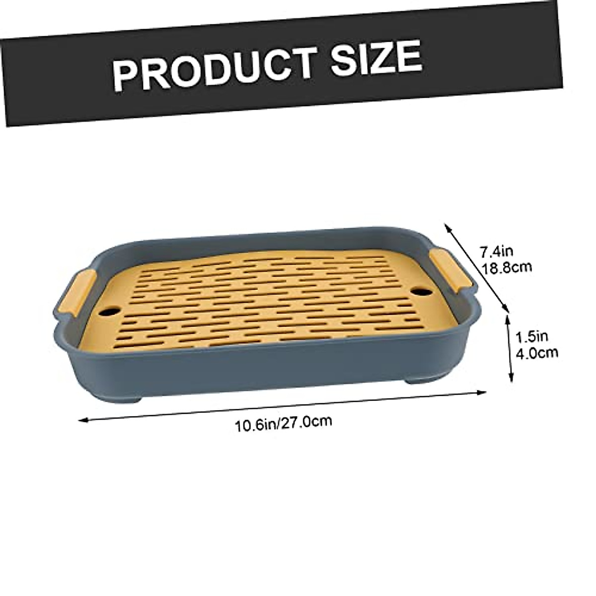 POPETPOP 2pcs Box Rabbit Toilet Outdoor Litter Box Square Serving Tray Litter Box for Large Cat Pet Pan Bedding Box Potty Trainer Corner Litter Box Rabbit Litter Tray Plastic Bunny Potty Pp