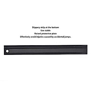 L-Type Cutting Ruler Aluminum Alloy Metal Craft Safety Ruler Measurement Drafting Tool with Rubber Strip for Measuring Leather (L-Type 30cm)