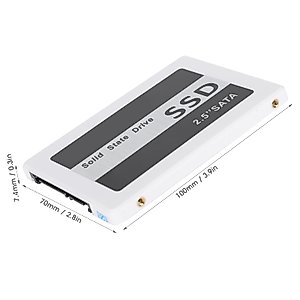 Solid State Hard Disk, Video Storage Good Performance Compact Firm Sturdy SATA3.0 SSD for Laptop Desktop Computer for Office Worker(#6)