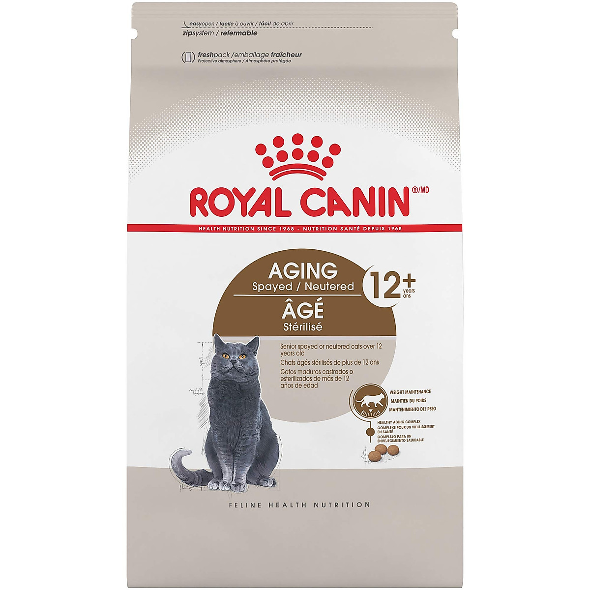 Royal Canin Appetite Control Spayed/Neutered 12+ Dry Adult Cat Food, 7 lb bag