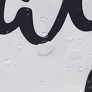 Pyonic Set of 2,Outdoor Waterproof Throw Pillow Covers,Square Pillow Covers Decorative Cushion Cover for Patio Garden Living Room Couch (White, 18X18)