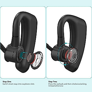 3X Voyager 5200 Ear Tips Replacement,Ultra Comfort Silicone Voyager Legend Eartips with in-Ear Foam for Plantronics Ploy Voyager 5200 5220 5210 Series Bluetooth Headset Earphone Buds-Medium