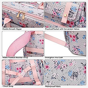 HIDDS Laptop Backpack 15.6 Inch Bundle Women Purse College School Bag Baby Diaper Backpacks Large